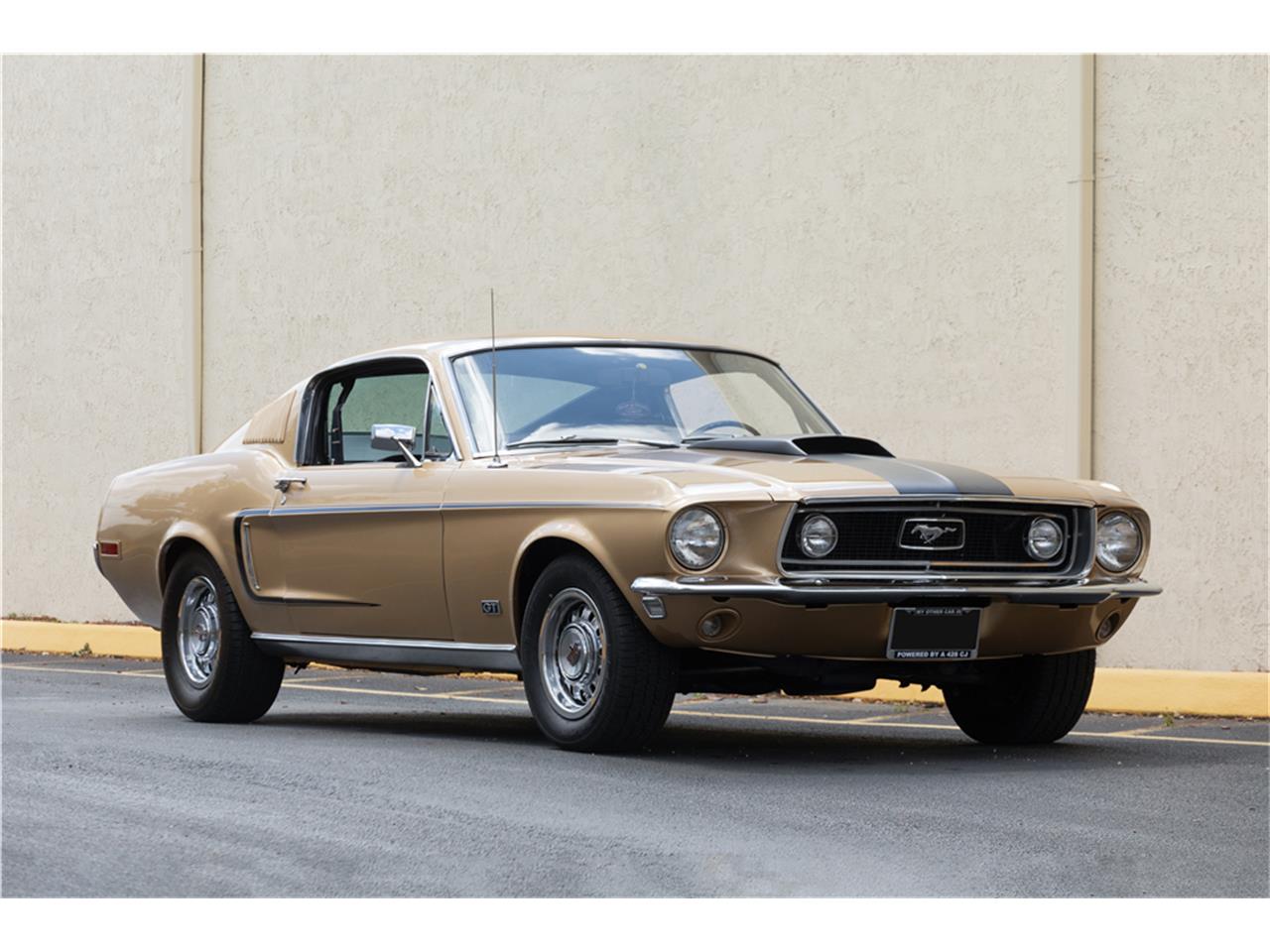 1968 Ford MUSTANG GT 428 CJ for Sale | ClassicCars.com | CC-1196550
